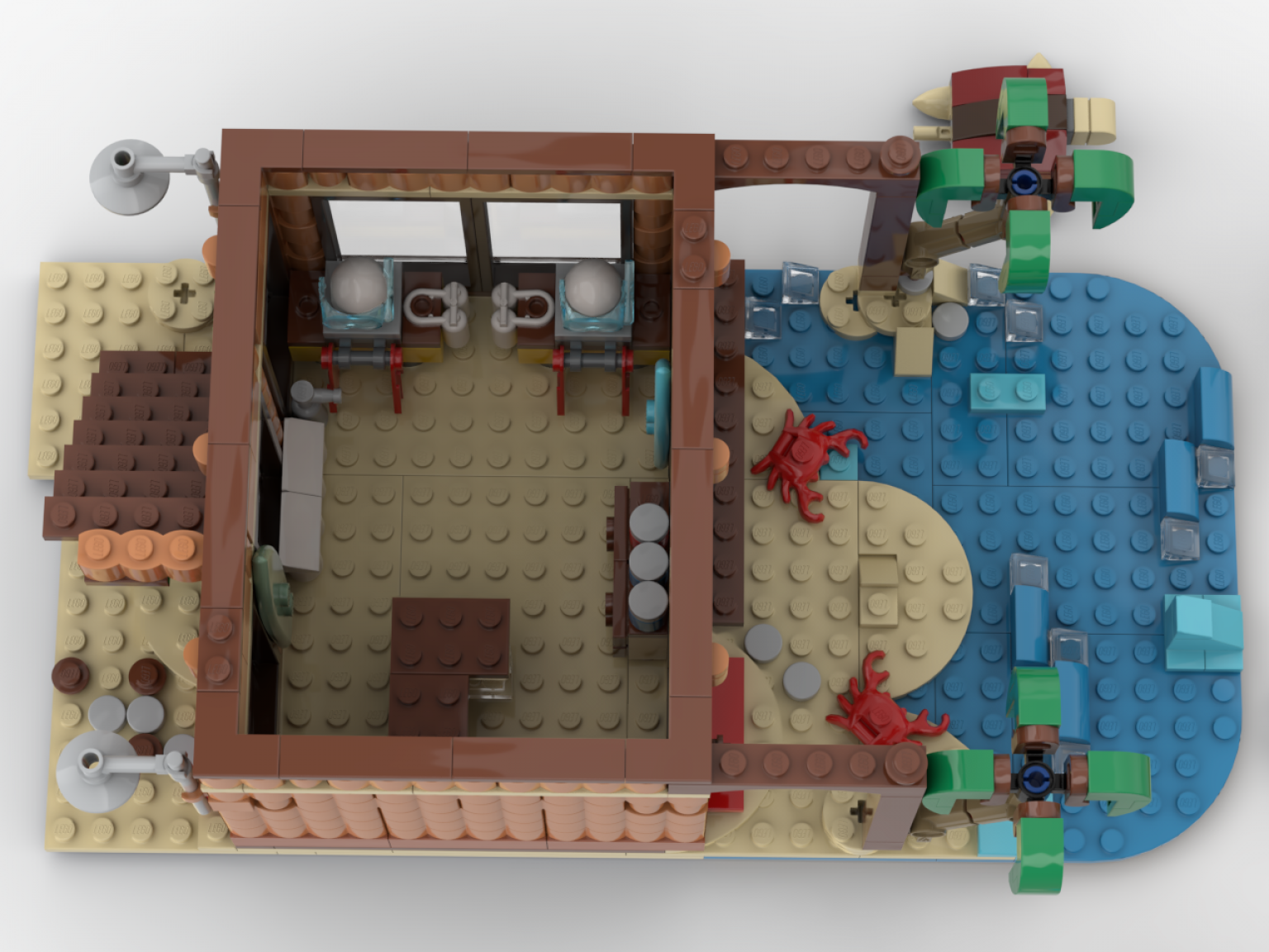 Tiki Surf Bar Alternative Build Instructions Lego Instructions tiki-surf-bar-alternative-build-instructions-lego-instructions
